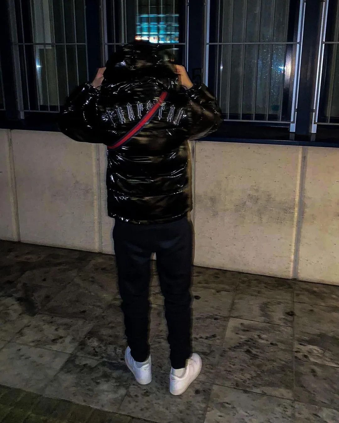 Trapstar London SOLD - Trapstar Shiny Black Puffer Jacket | Grailed