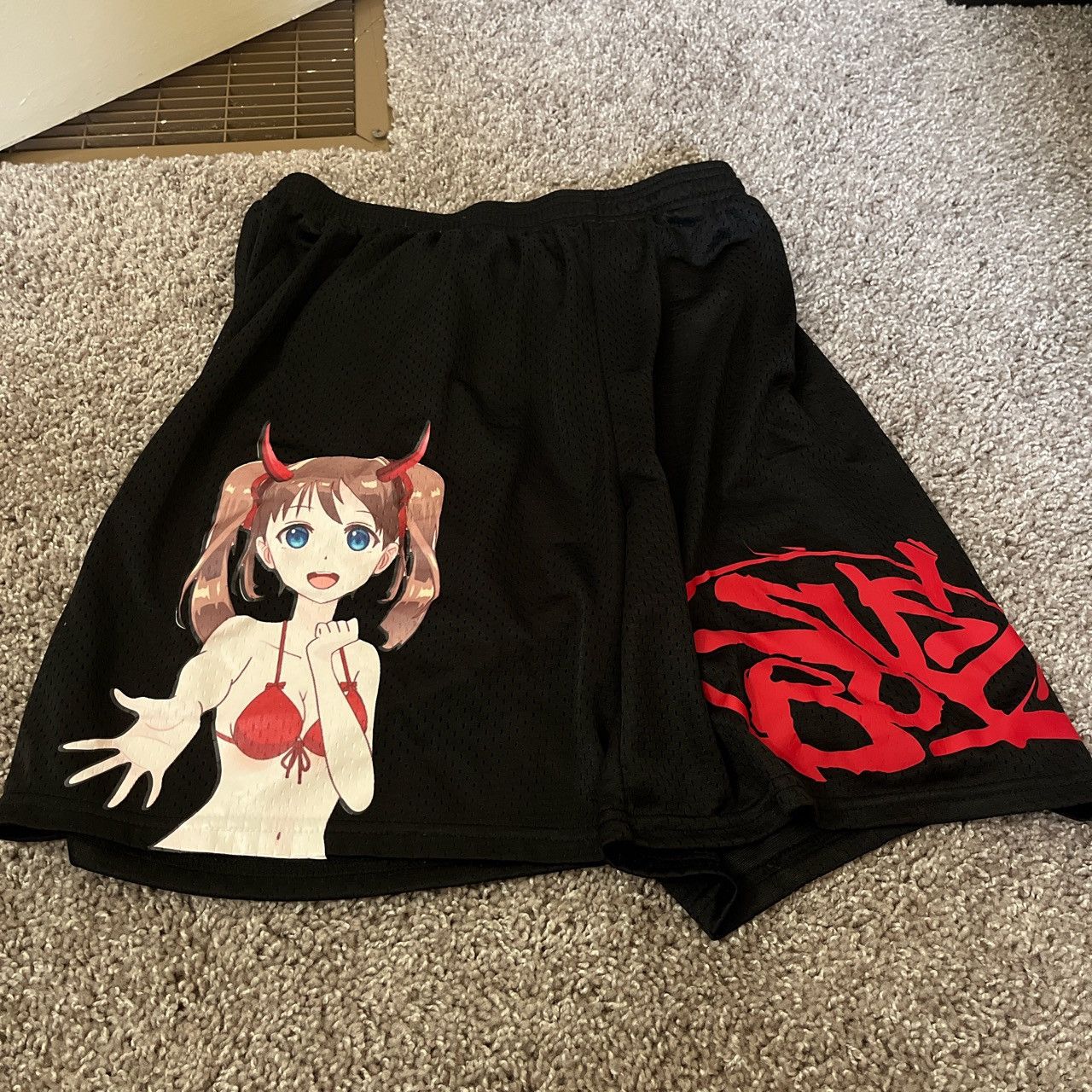 Sus Boy SusBoy Anime Girl Devil Shorts | Grailed