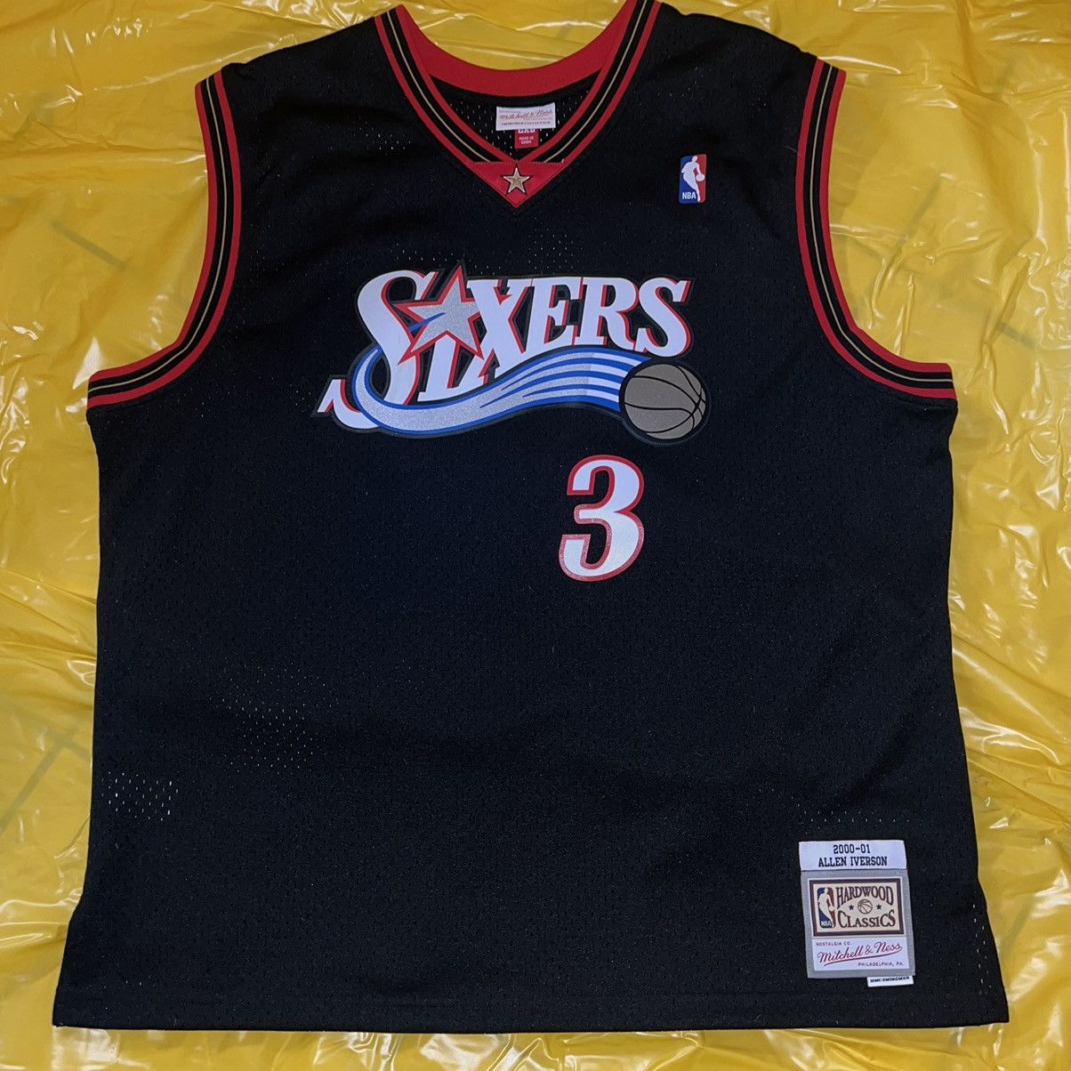Jersey × NBA × Nike Allen Iverson Mitchell & Ness Classics Swingman ...