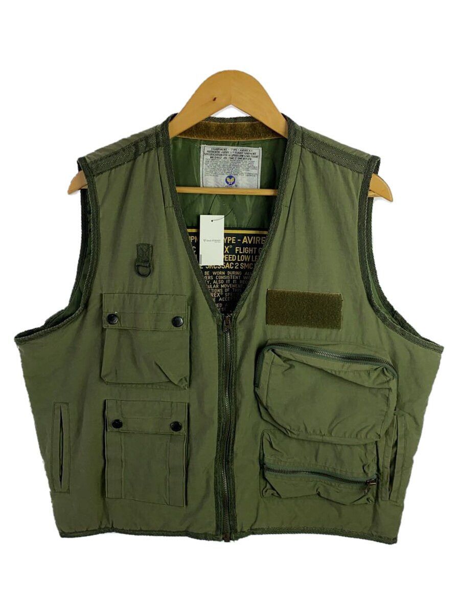 Avirex Avirex Cotton Nylon Vest Khaki | Grailed