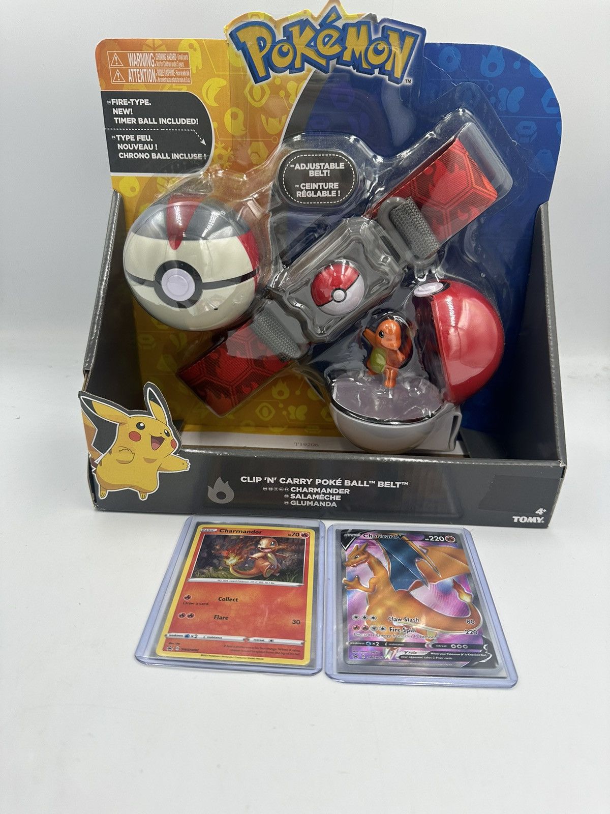 Hypebeast × Pokemon Pokemon clip and go Charmander & Charizard Cards ...