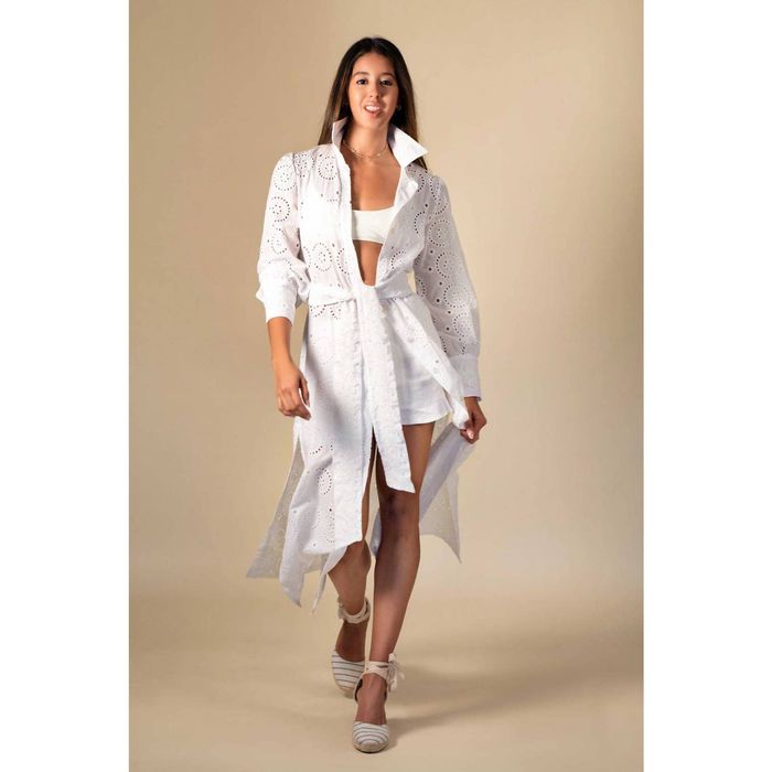 Designer ANGELA HORTON Palm Beach Dress In White | Grailed
