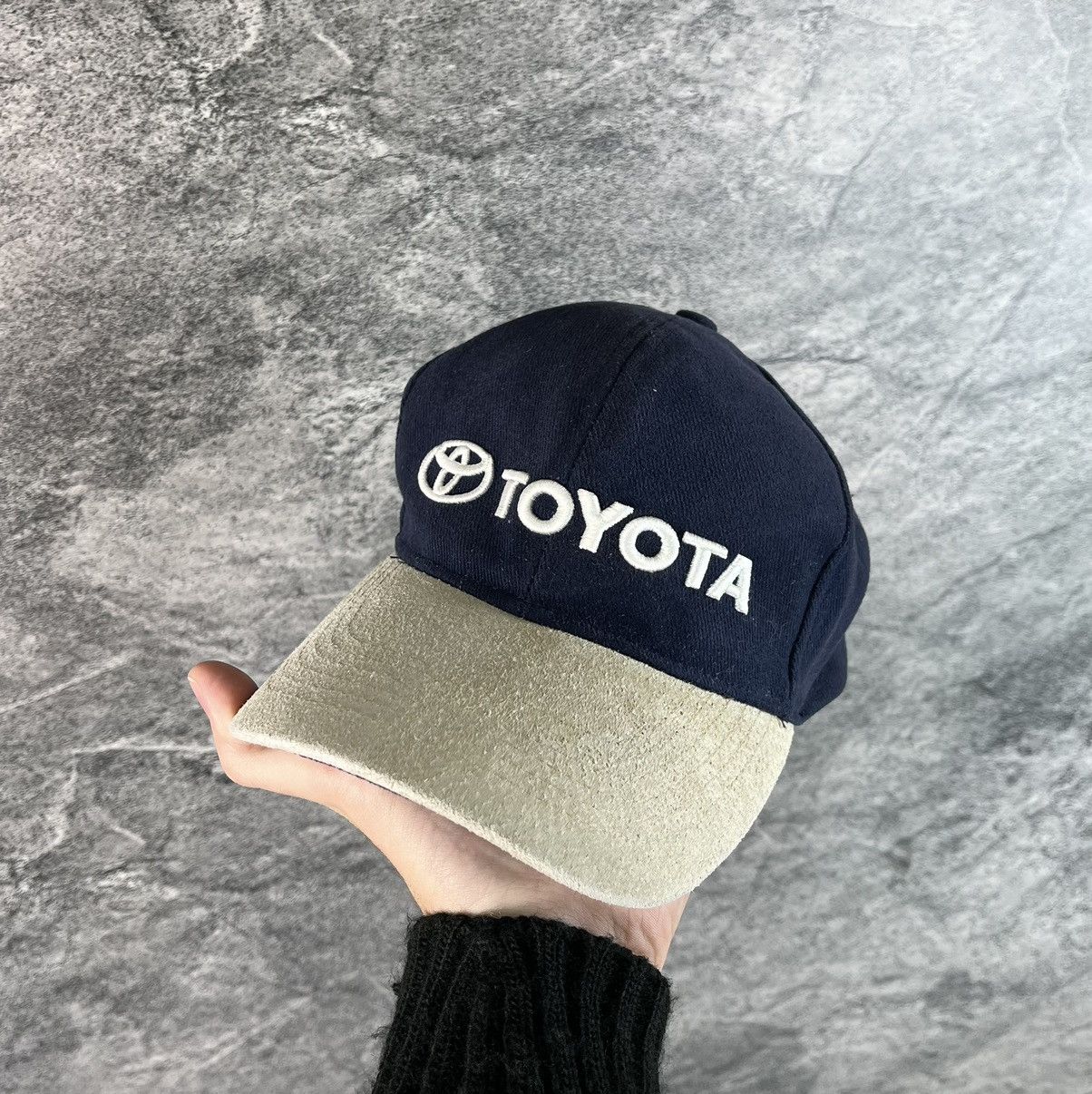Vintage Toyota Racing Vintage Baseball Cap Suede Visor Y2K Drip | Grailed