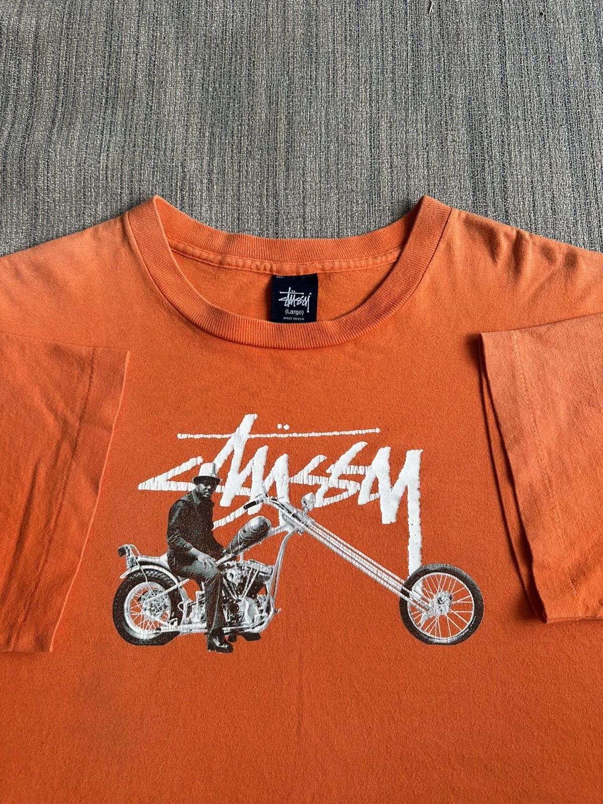 Vintage Vintage 90’s Stussy Chopper Raptees Rare Single stitch Tees | Grailed
