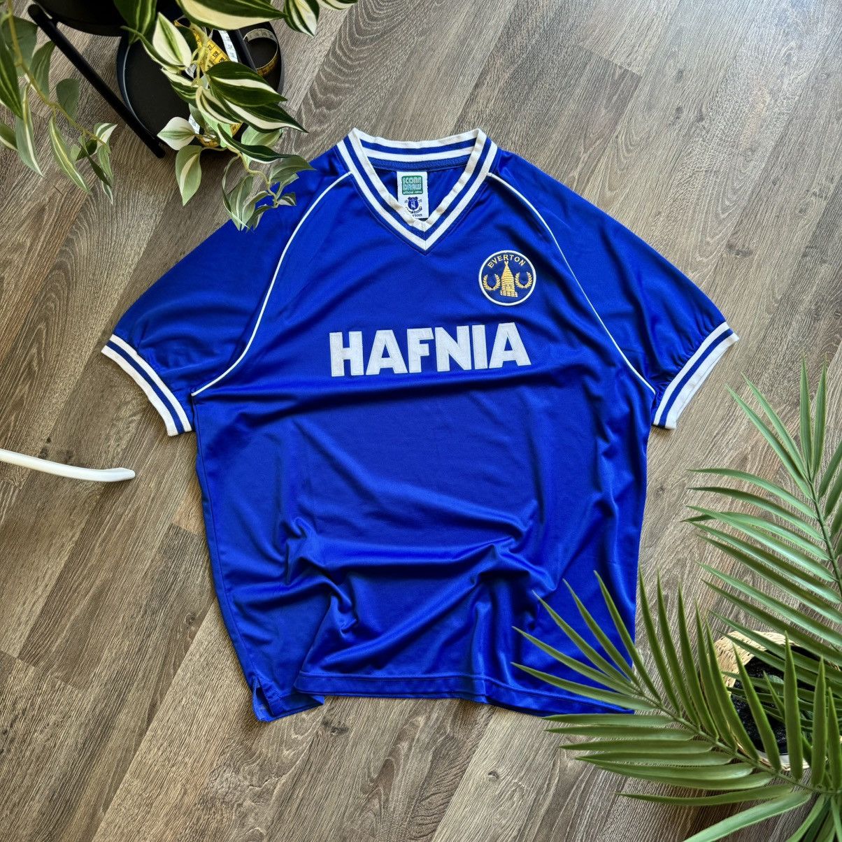Jersey × Soccer Jersey × Vintage Score Draw Everton Soccer Jersey | Grailed