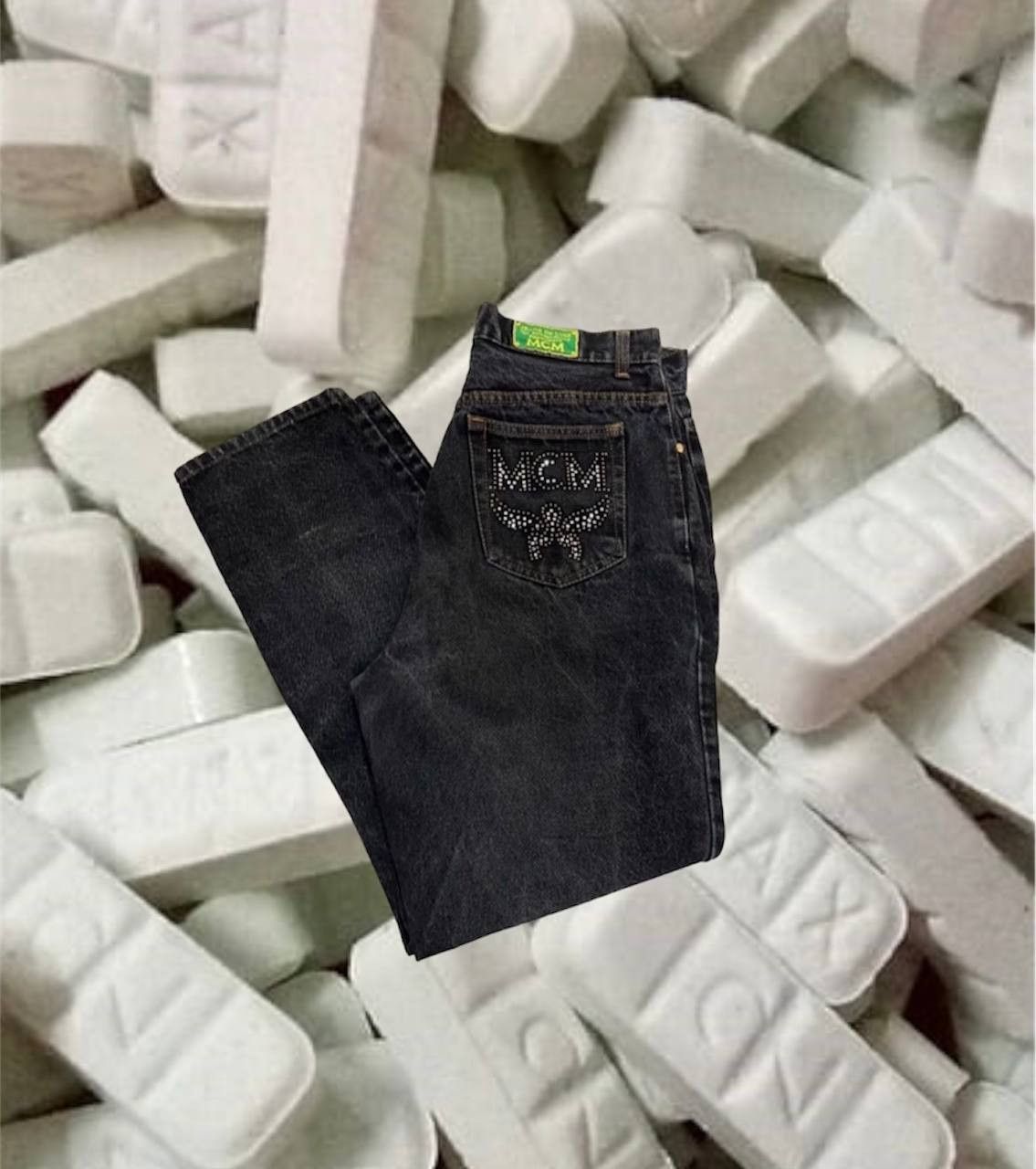 Archival Clothing × Luxury × MCM VERY RARE VINTAGE MCM JEANS DENIM ...