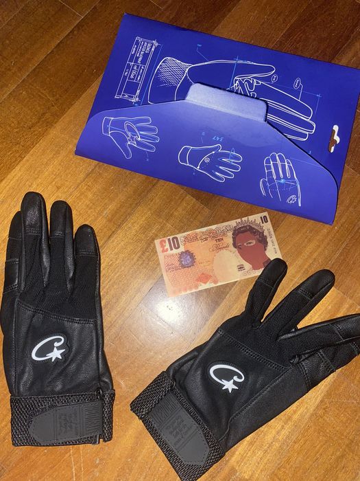 Corteiz Corteiz Leather Gloves black | Grailed