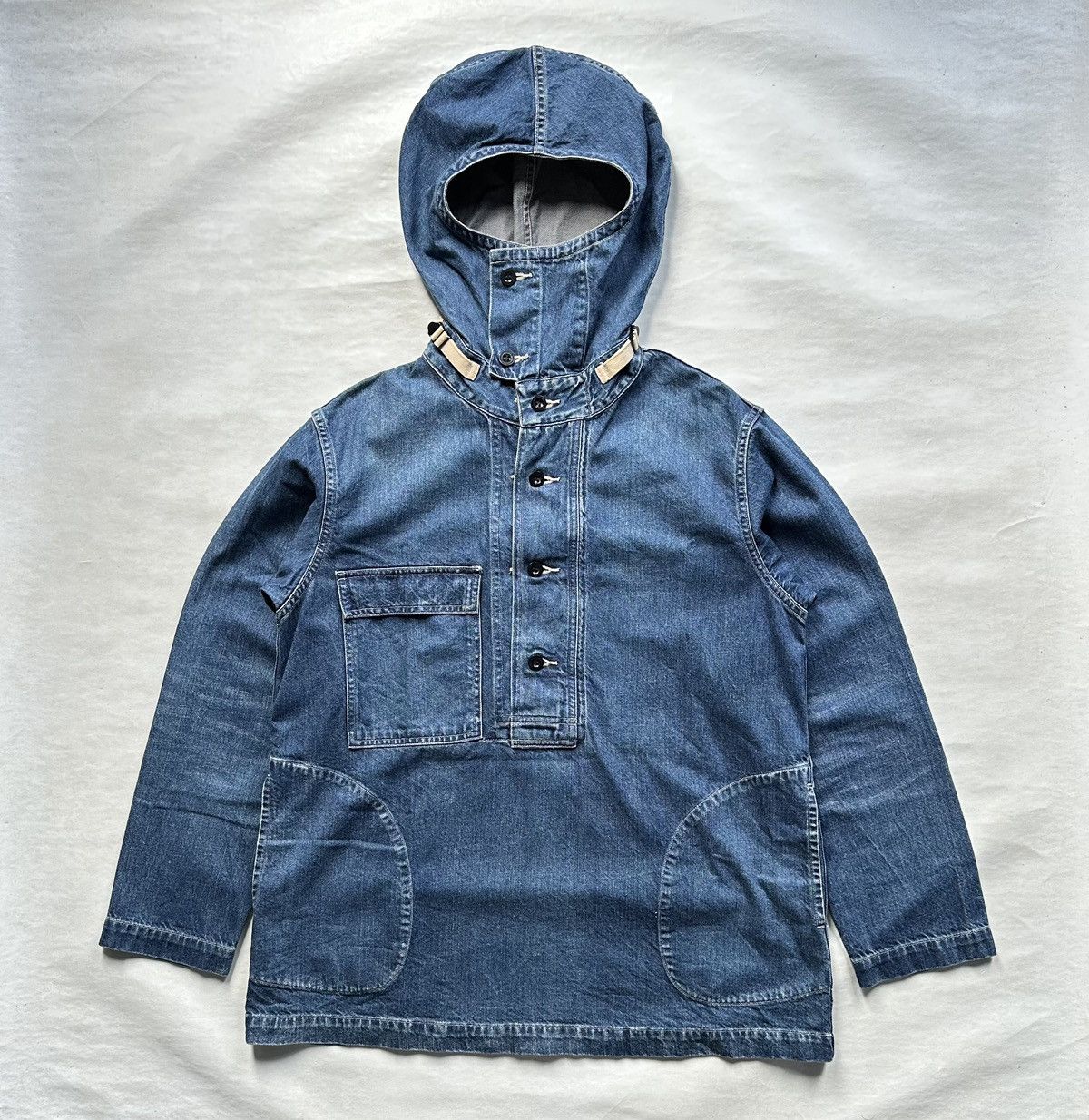 Engineered Garments (Ordinary Fits) Re:Ordinary Gunner Smock Denim ...