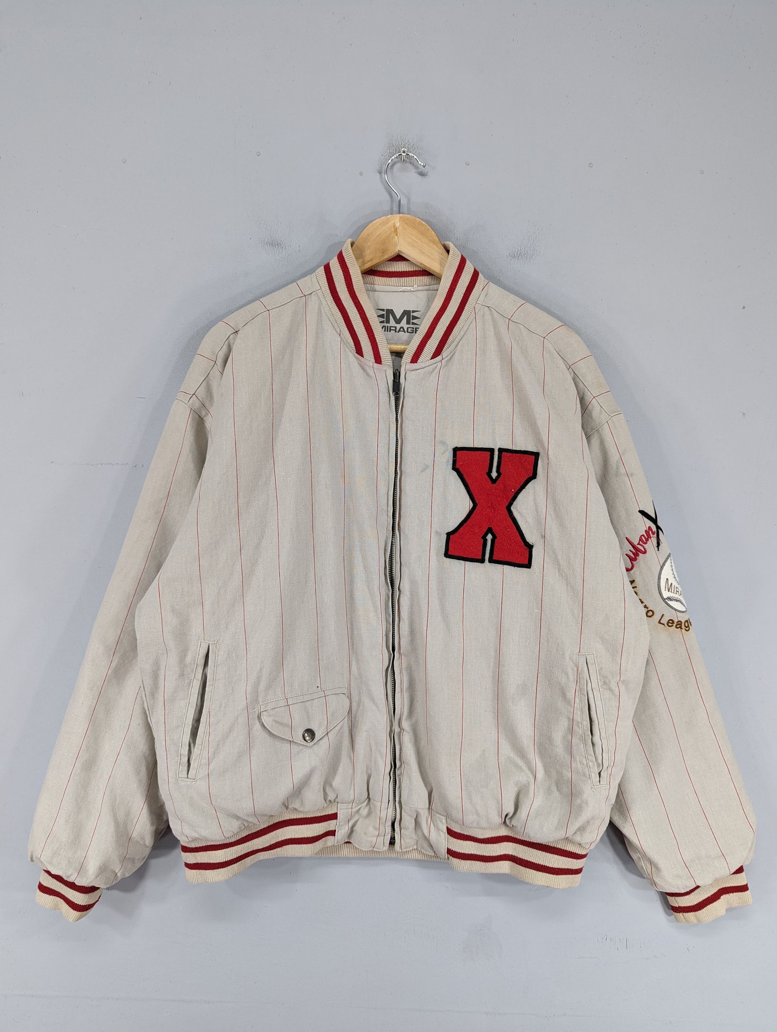 Vintage Mirage Cuban Giants Negro League Baseball Reversible Jacket ...