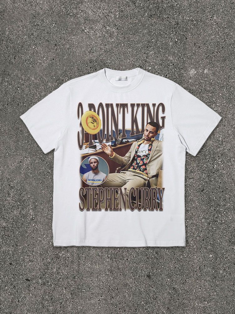 NBA × Rap Tees × Vintage 90s Vintage NBA Stephen Curry Bootleg Rap Tees ...