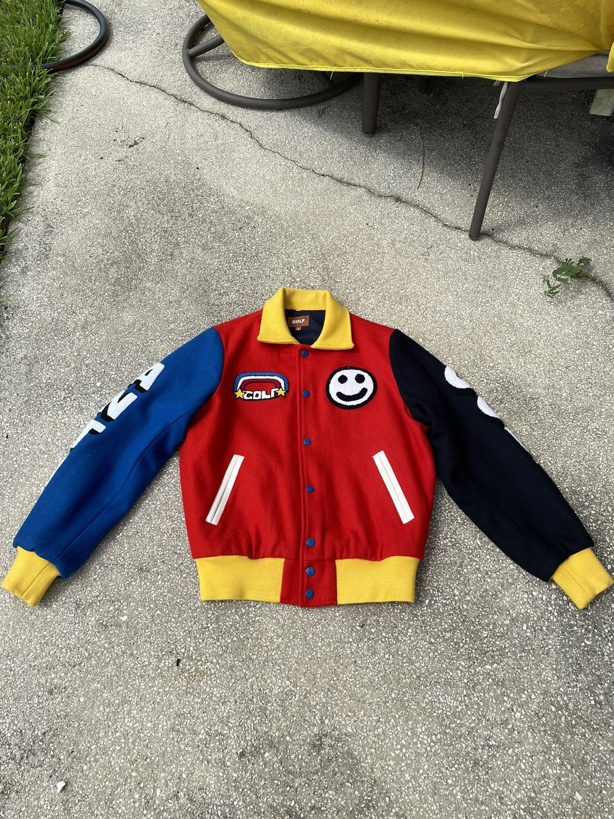 Golf Wang × Streetwear Igor Tour 2019 Varsity Jacket Mad Rare | Grailed