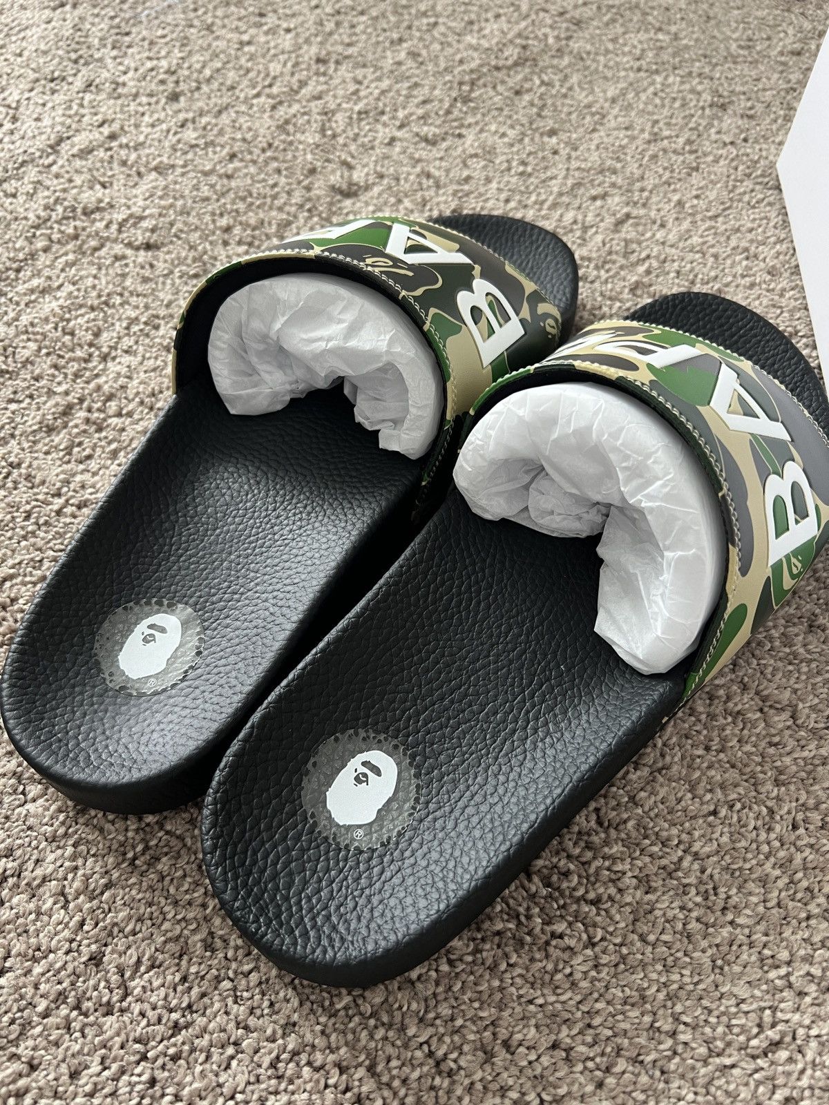 Bape Brand new A bathing ape Bape abc camo slide us9 | Grailed