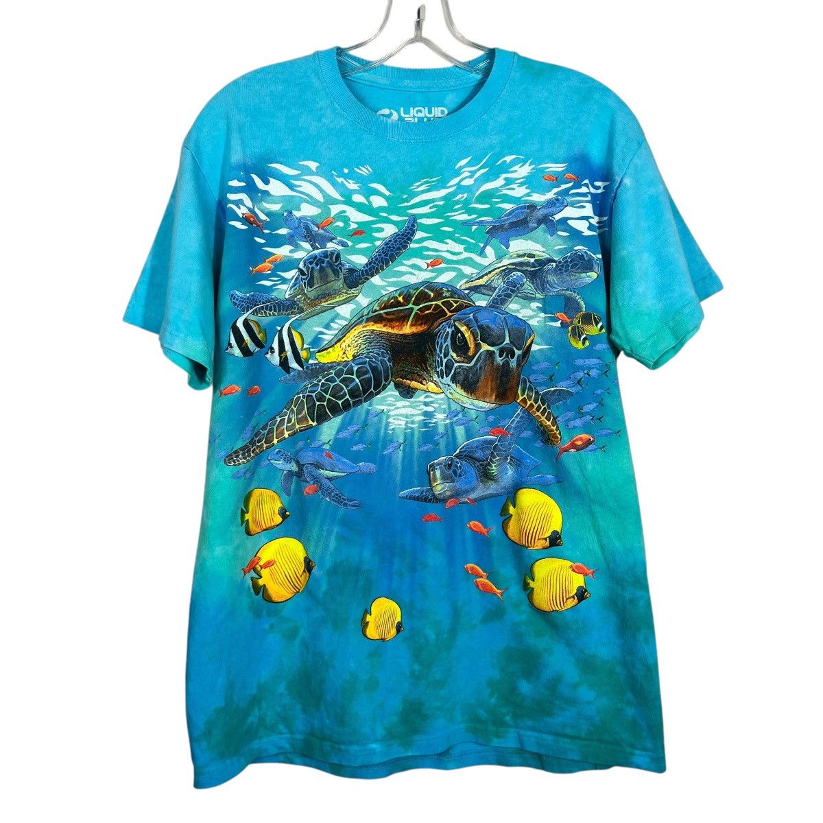 Liquid Blue × Vintage Liquid Blue Aquarium Ocean Life Turtle AOP All T ...