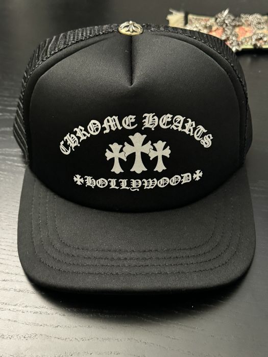 Chrome Hearts Chrome hearts Hollywood hat | Grailed