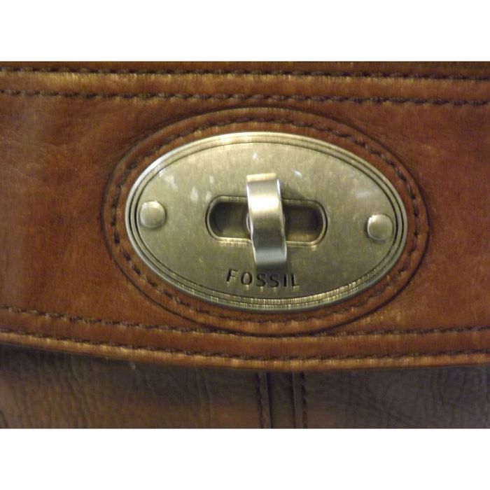 Fossil Fossil Crossbody Purse Bag Vintage Briefcase Style Leather B ...