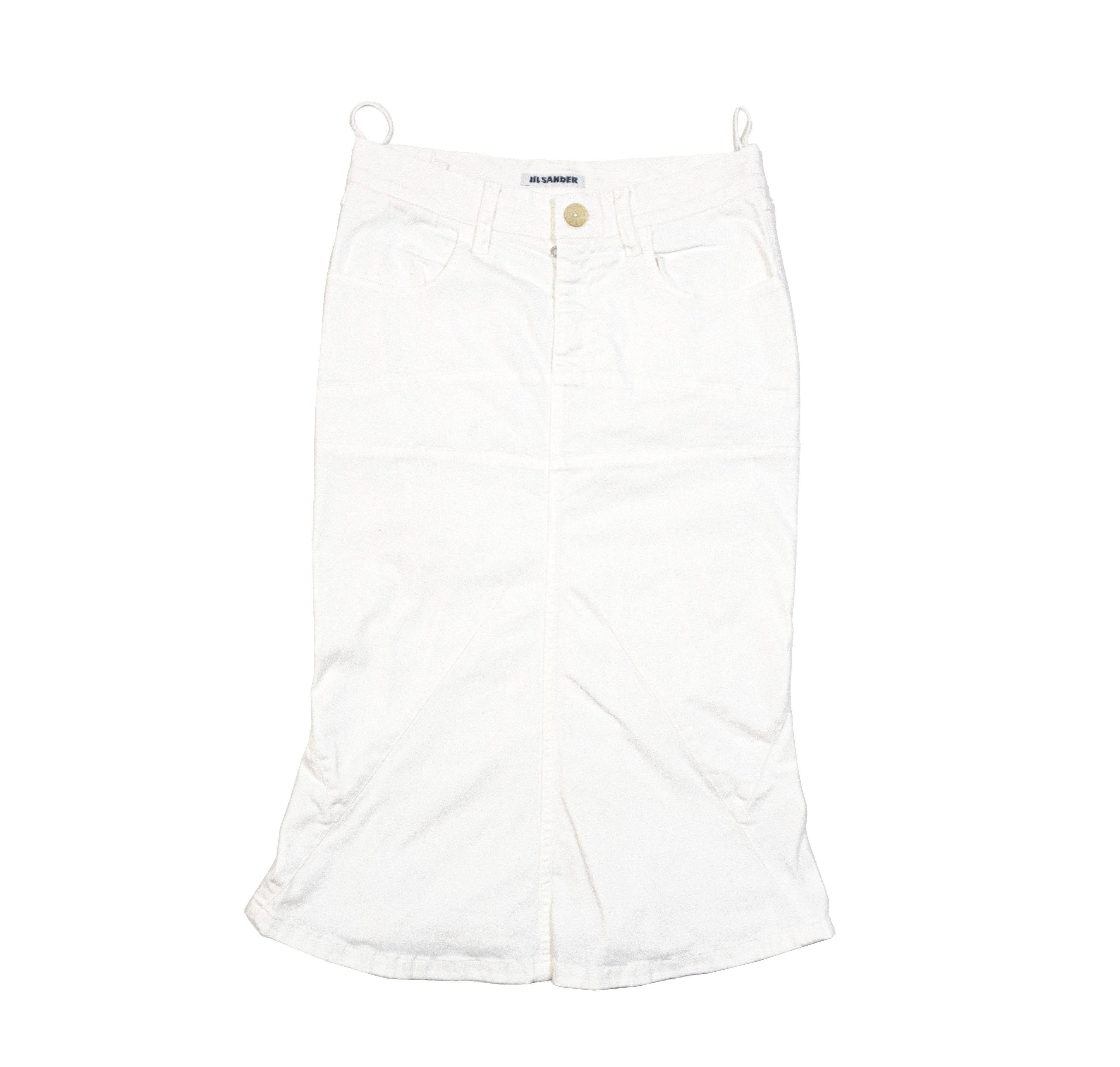 Jil Sander Raf Simons Midi Panelled Sculptural Skirt | Grailed