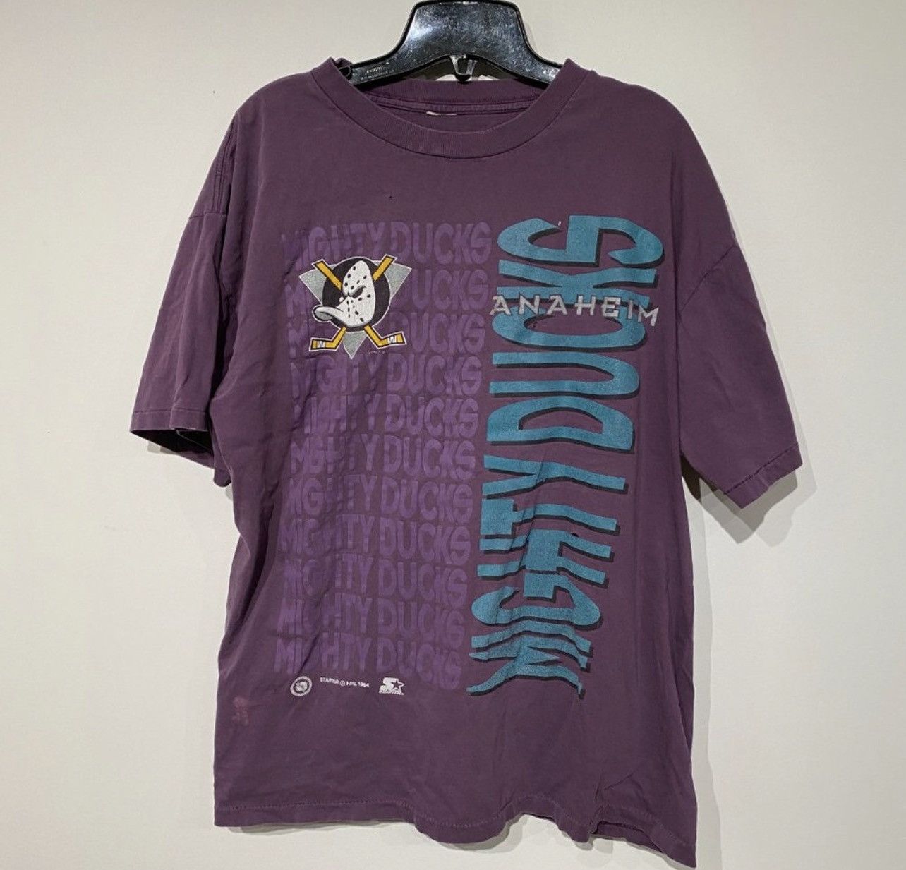 Vintage 1994 Mighty Ducks Starter Tee | Grailed