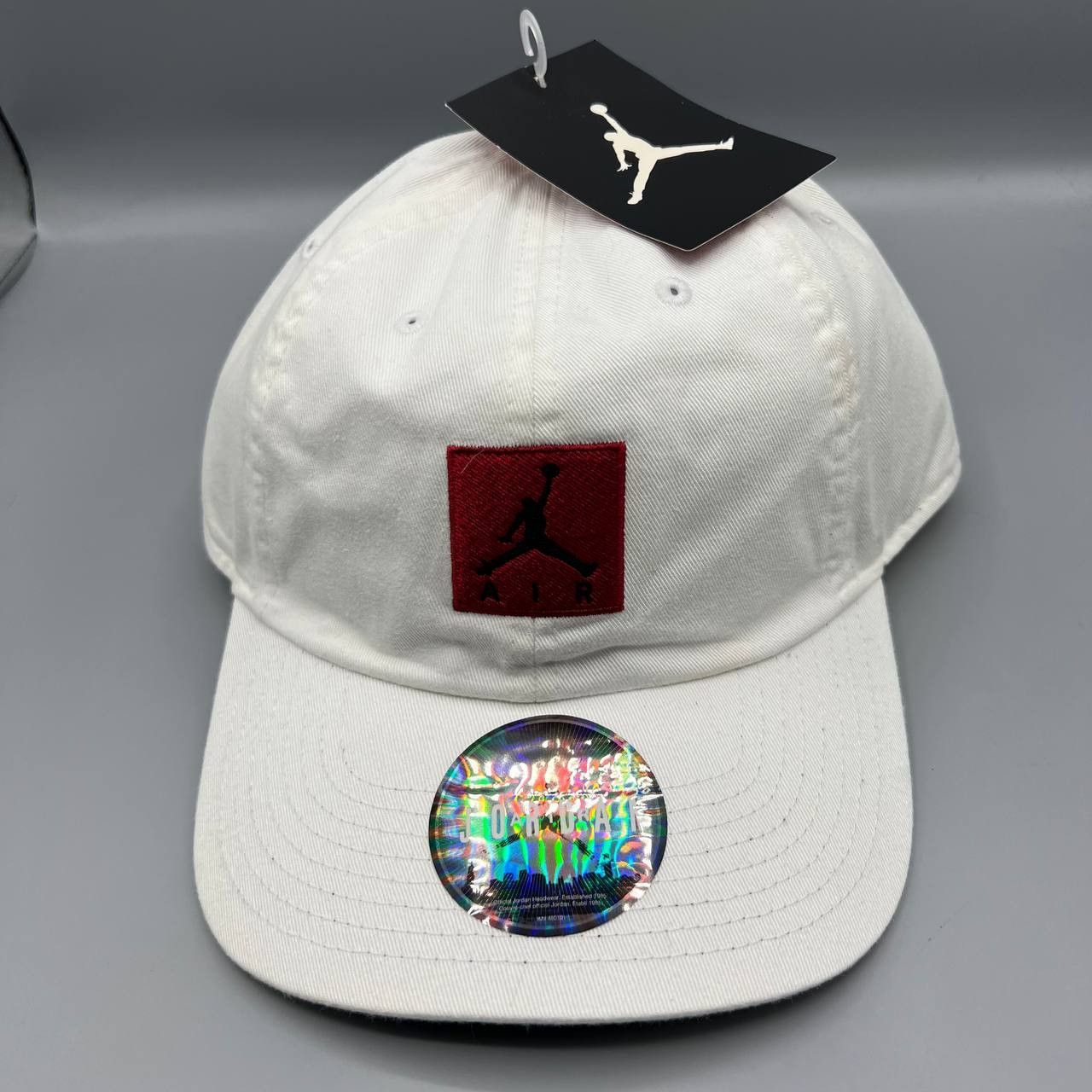 Jordan Brand Air Jordan Hat Men White Embroidered Logo Snap Back Cap ...