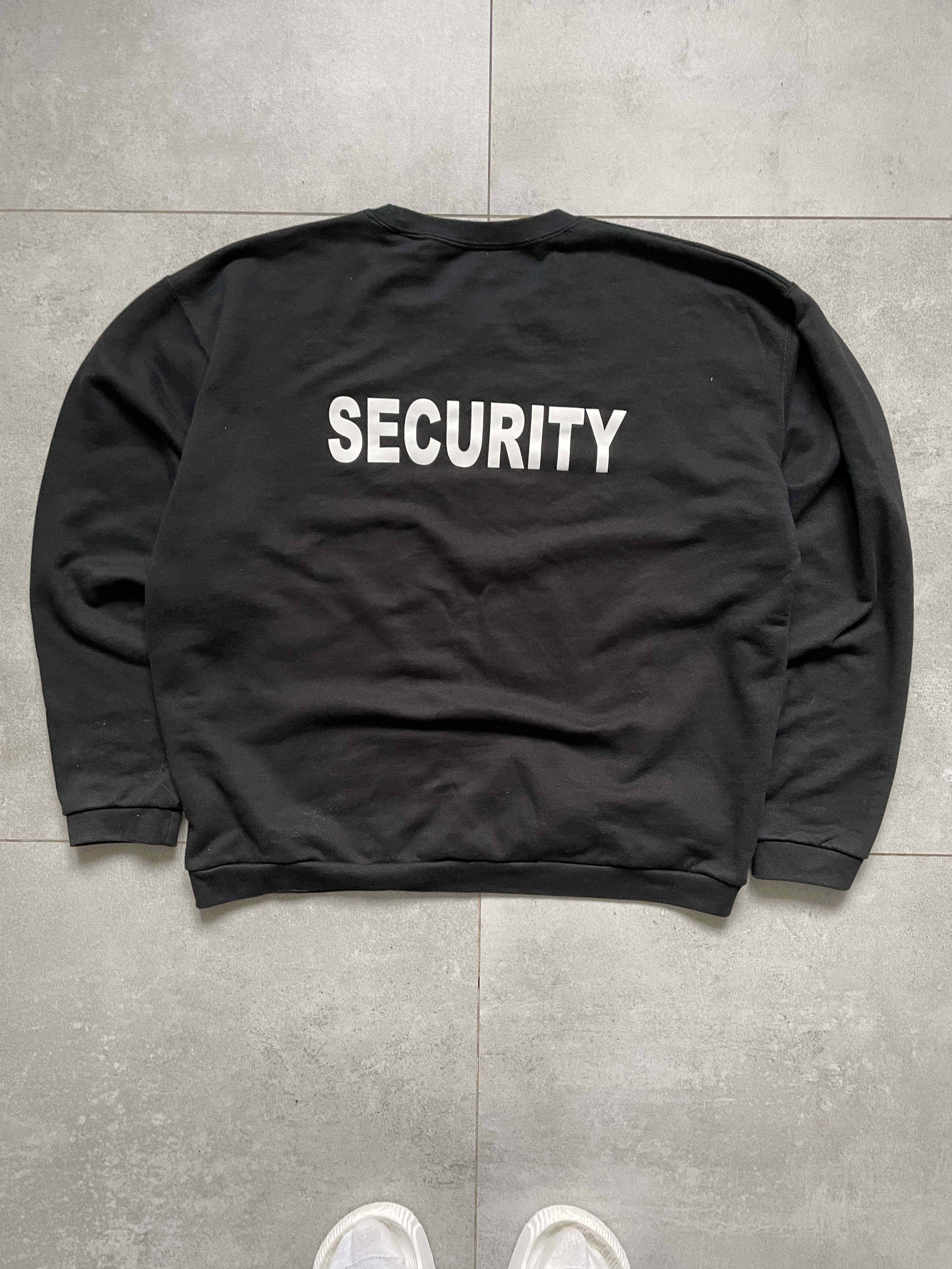 Avant Garde SECURITY VETEMENTS TYPE BLACK CREWNECK | Grailed