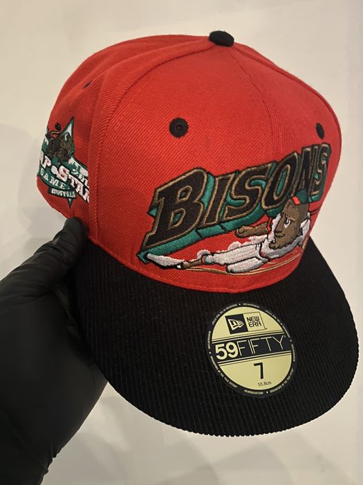 New Era Exclusive Rare 59fifty New Era Buffalo Bisons Sz 7 | Grailed