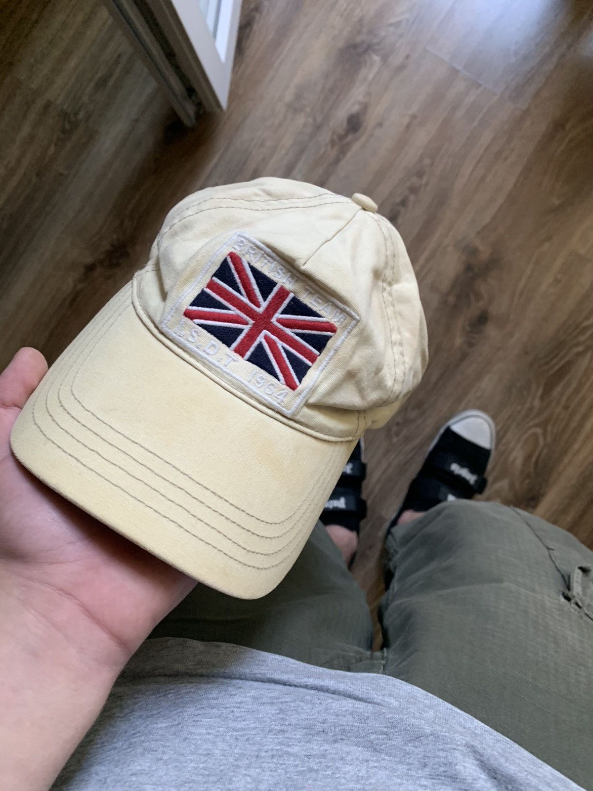 Barbour × Streetwear × Vintage Barbour Beige Cap British team | Grailed