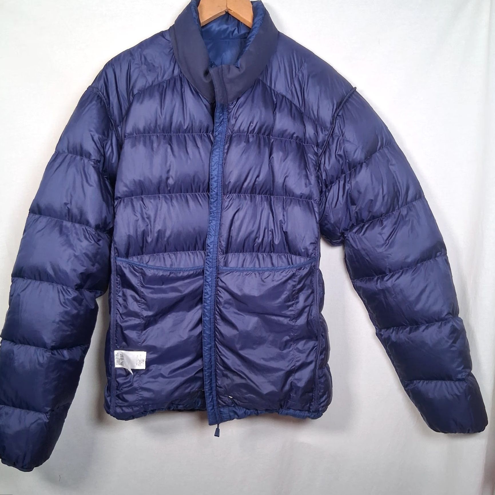 Montbell Mont Bell Alpine Down Puffer Jacket Men M Blue EX800 Winter ...