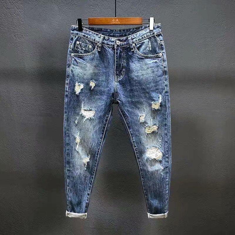 Vintage Torn Mens Cowboy Pants Print Ripped Broken Holes | Grailed