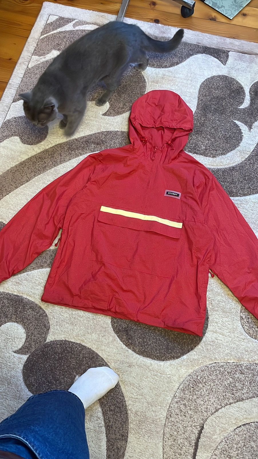 Streetwear × Stussy Stussy Jacket Red | Grailed