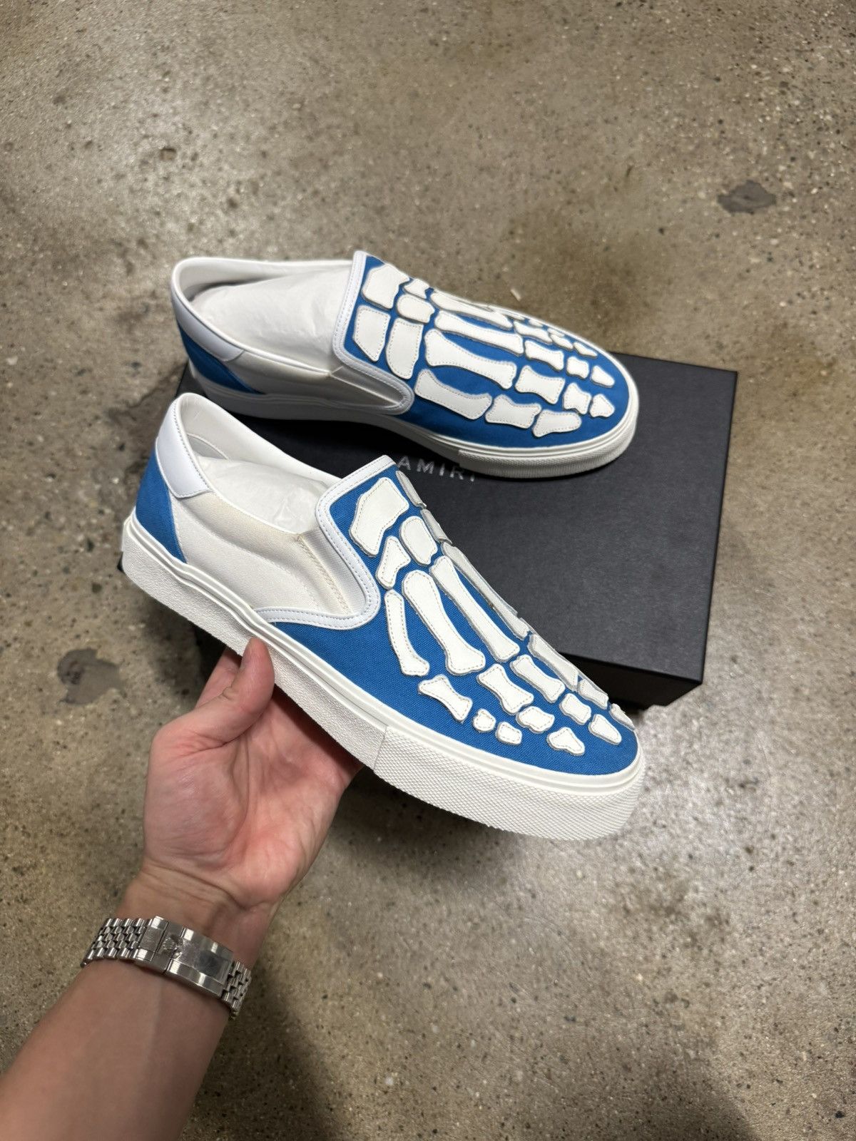 Amiri Amiri Skeleton Slip On Sneaker NEW 700$ | Grailed