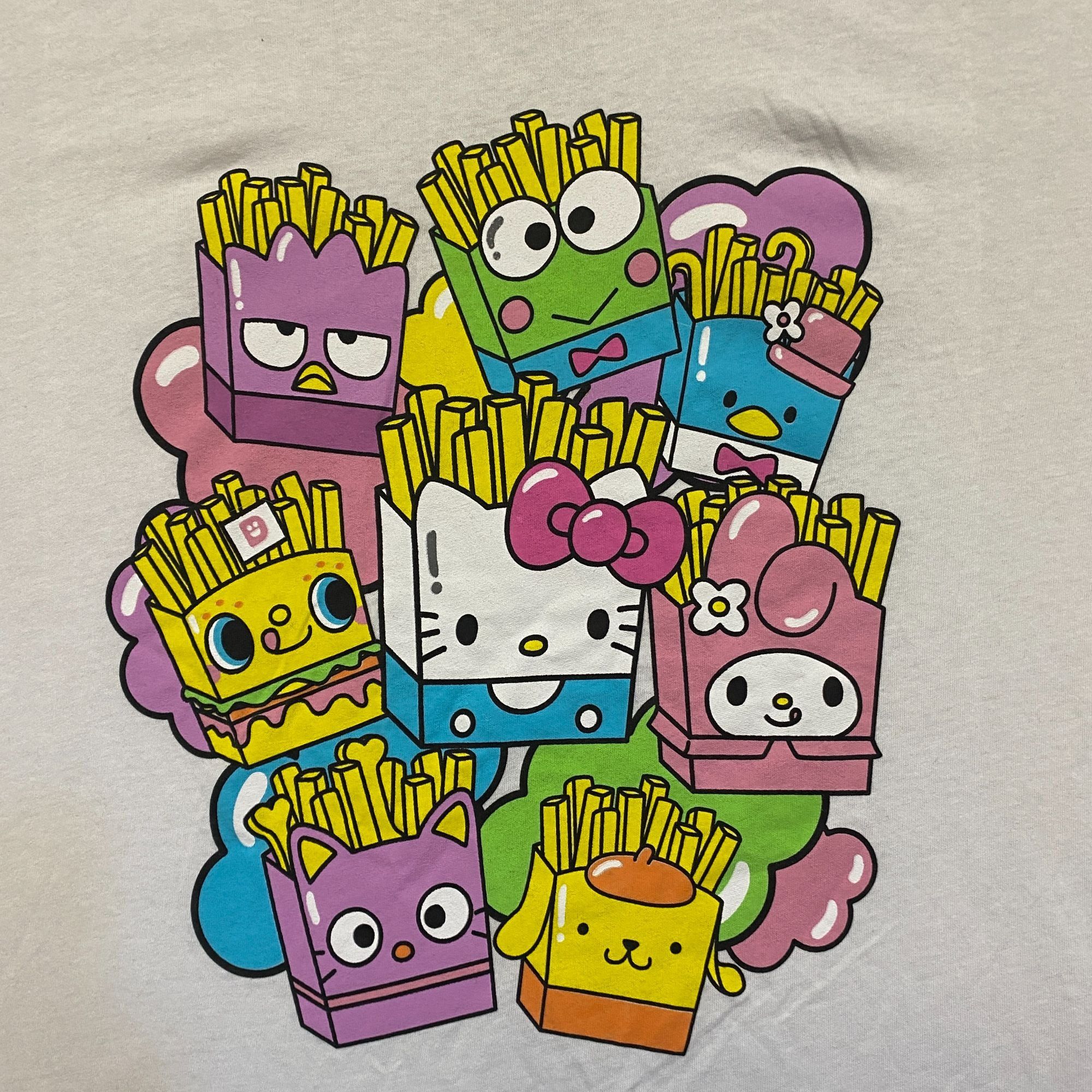 Universal Studios French Fries Hello Kitty and Friends by Sanrio Tee 2X ...