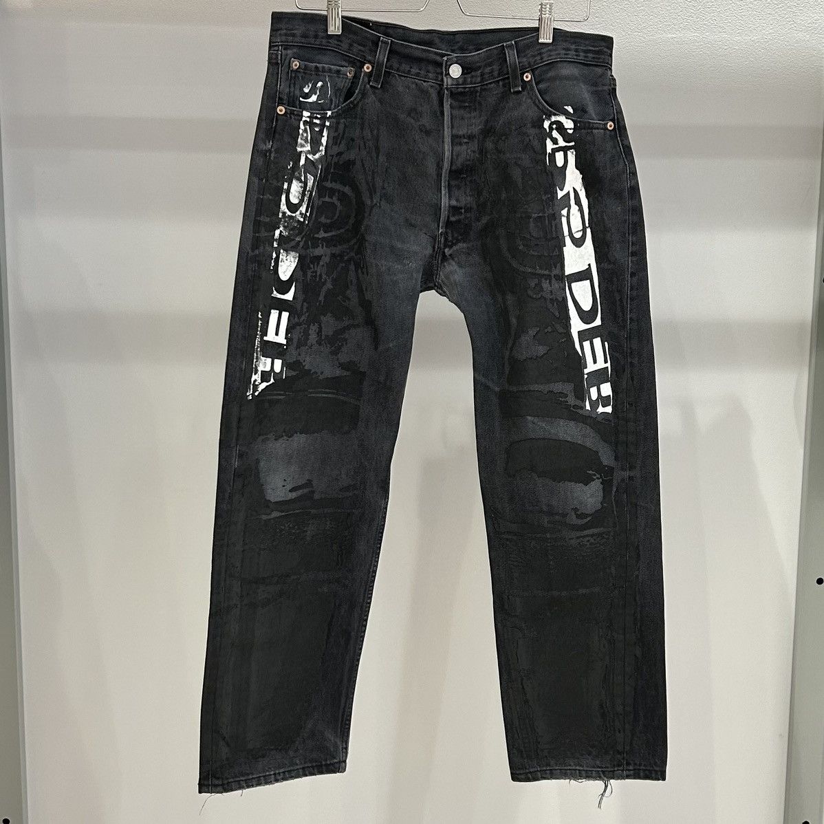 Sp5der Sp5der Moto Jean Vintage Black | Grailed