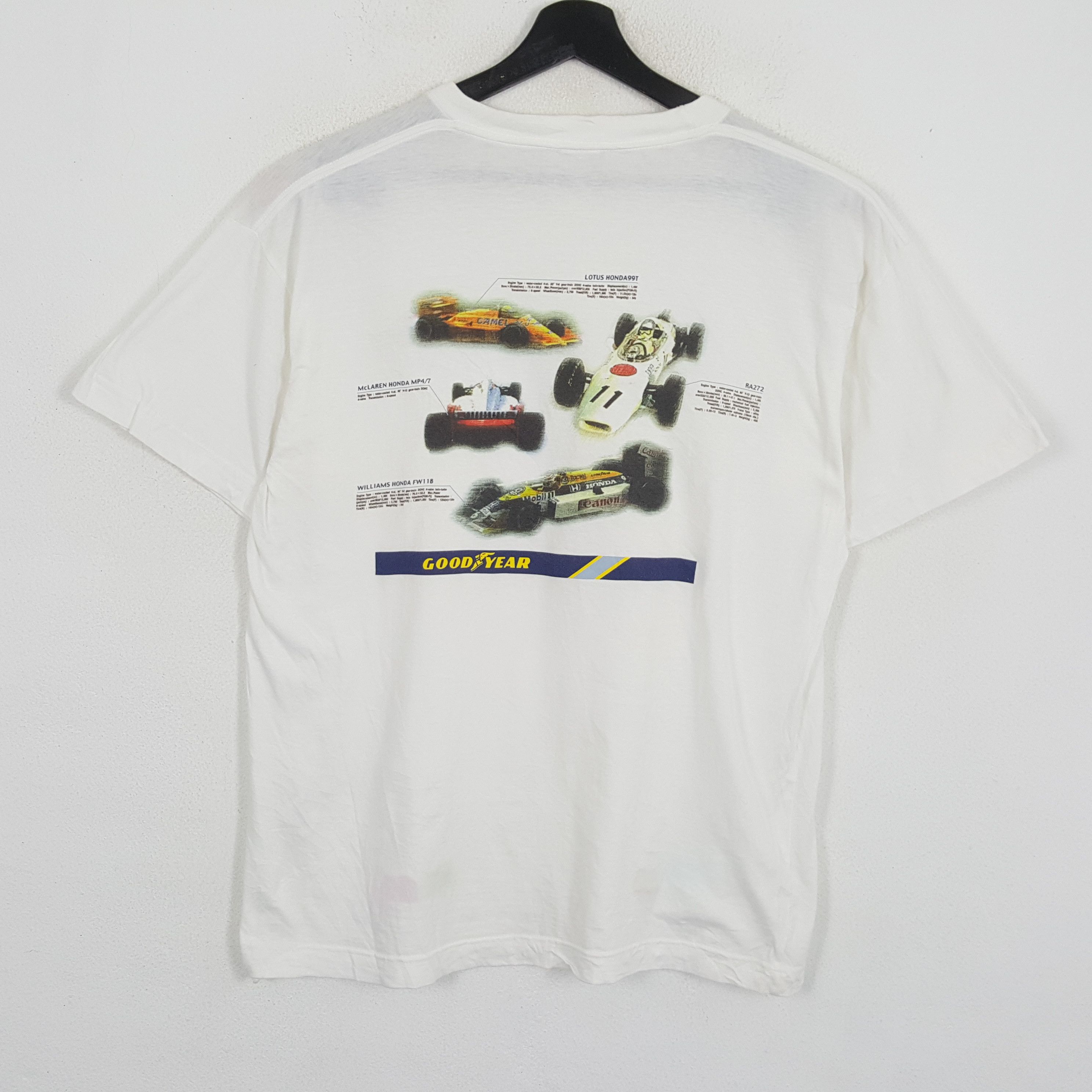 Racing × Vintage GOODYEAR Formula One F1 Motorsports Racing Tshirt ...