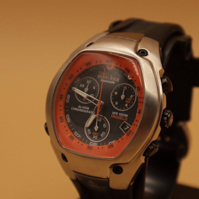 Timex Timex Ironman Triathlon Watch Quartz Orange Running | Grailed