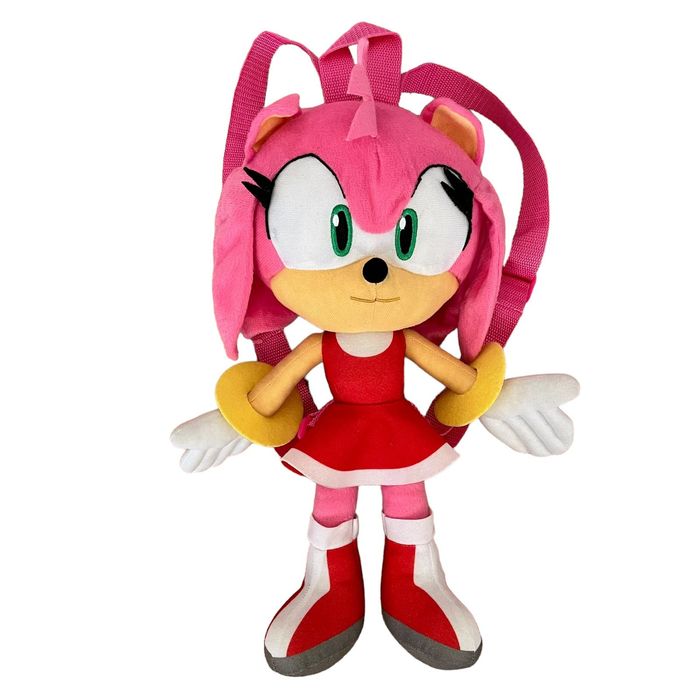 Other Amy Rose Plush Backpack - Sega Sonic The Hedgehog Toy Bag | Grailed
