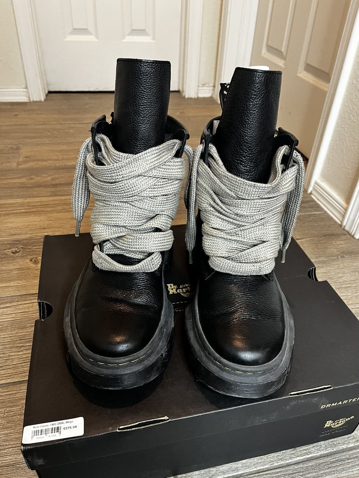Rick Owens *SOLD* Rick Owen’s x Doc marten 1460 boots | Grailed