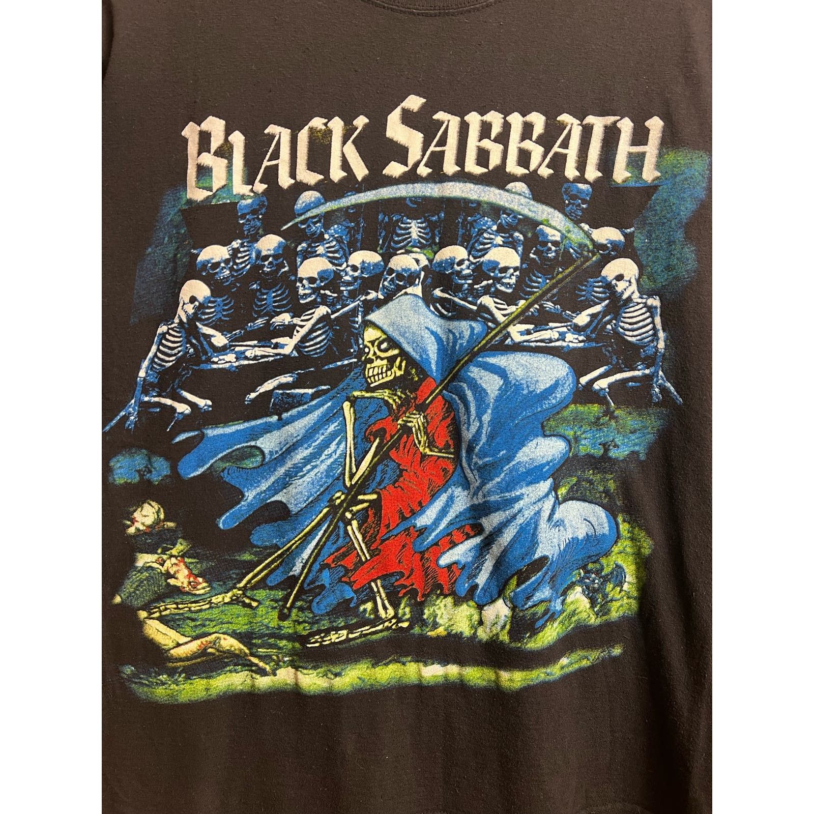 Vintage 90s Vintage Black Sabbath Forbidden Skeleton Band Tee Medium ...