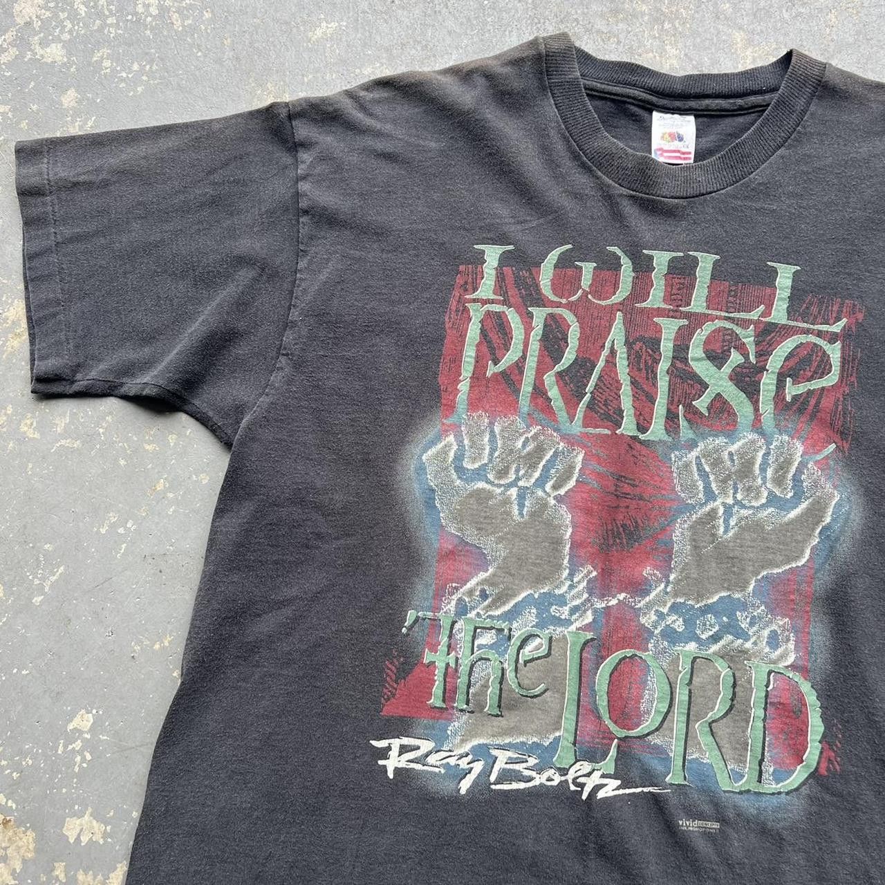 Fruit Of The Loom Vintage 90’s I Will Praise The Lord Jesus T-Shirt ...