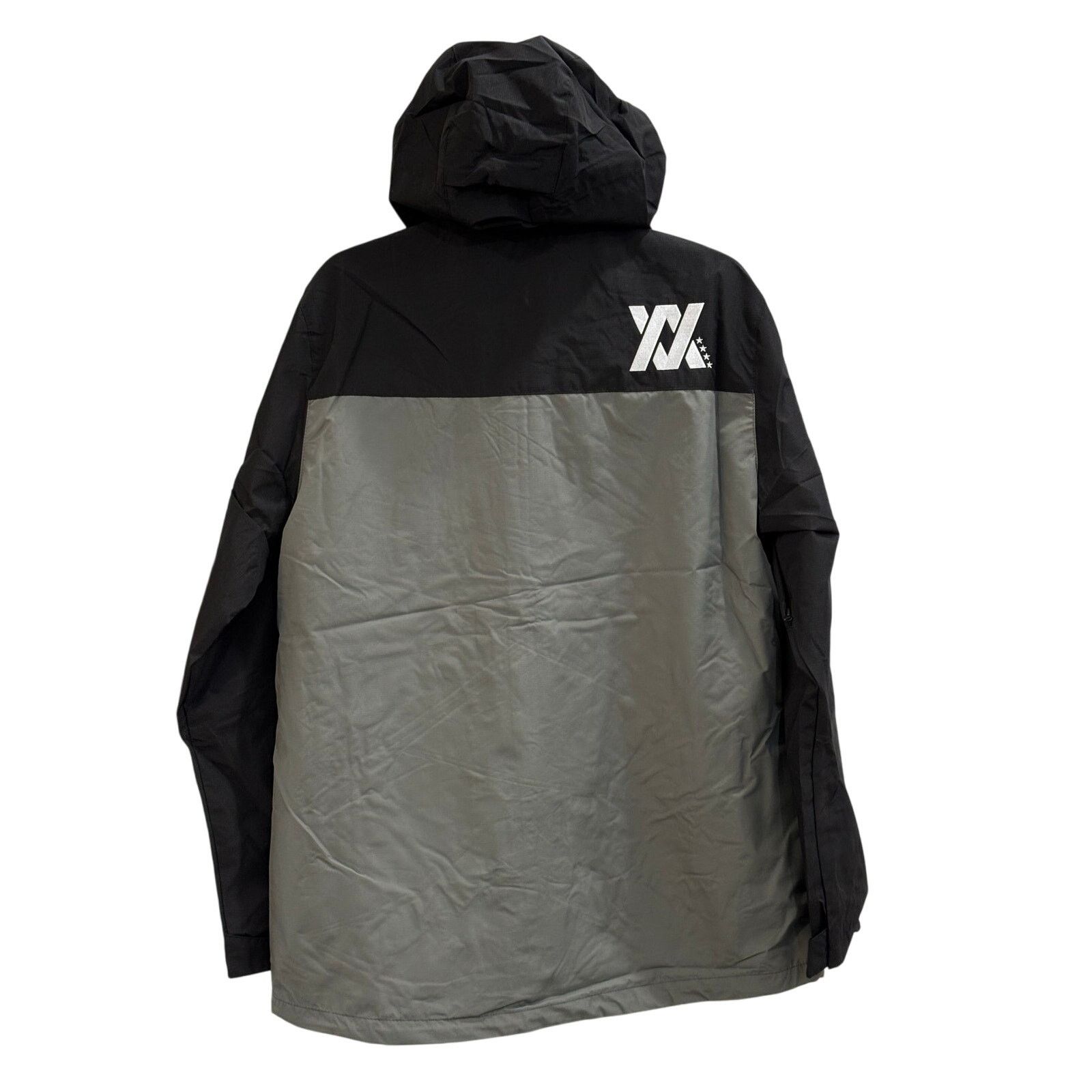 Dixxon Dixxon Flannel Co Tech Jacket Hooded Windbreaker Gray Large ...