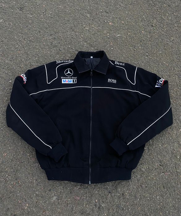 Mercedes Benz Mercedes Benz racing jacket with sponsors | Grailed