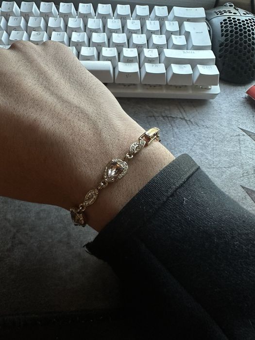 Givenchy Pave & Pear Shape Crystal Flex Bracelet | Grailed