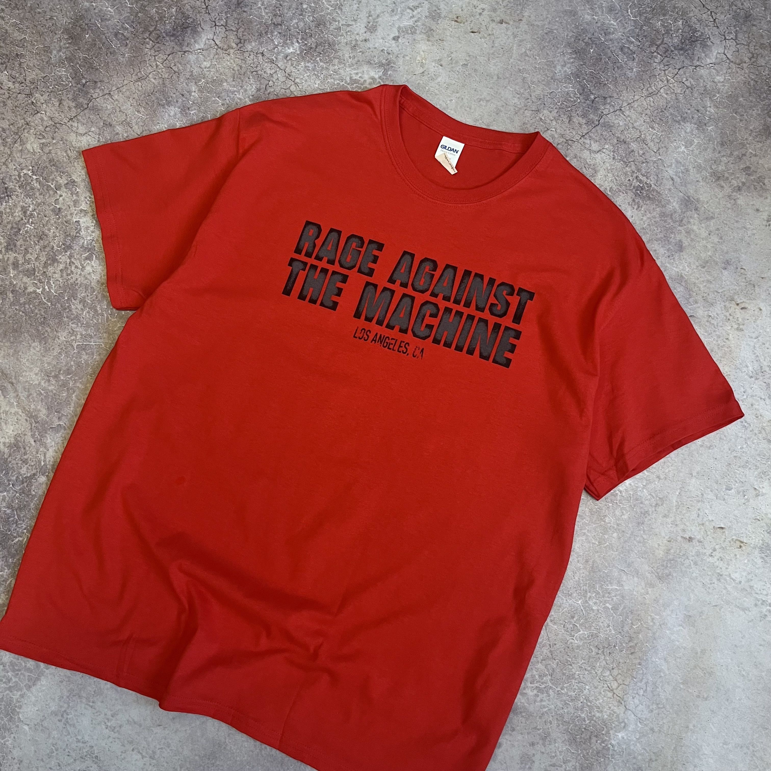 Vintage RAGE AGAINST THE MACHINE BAND T TEE XL | Grailed