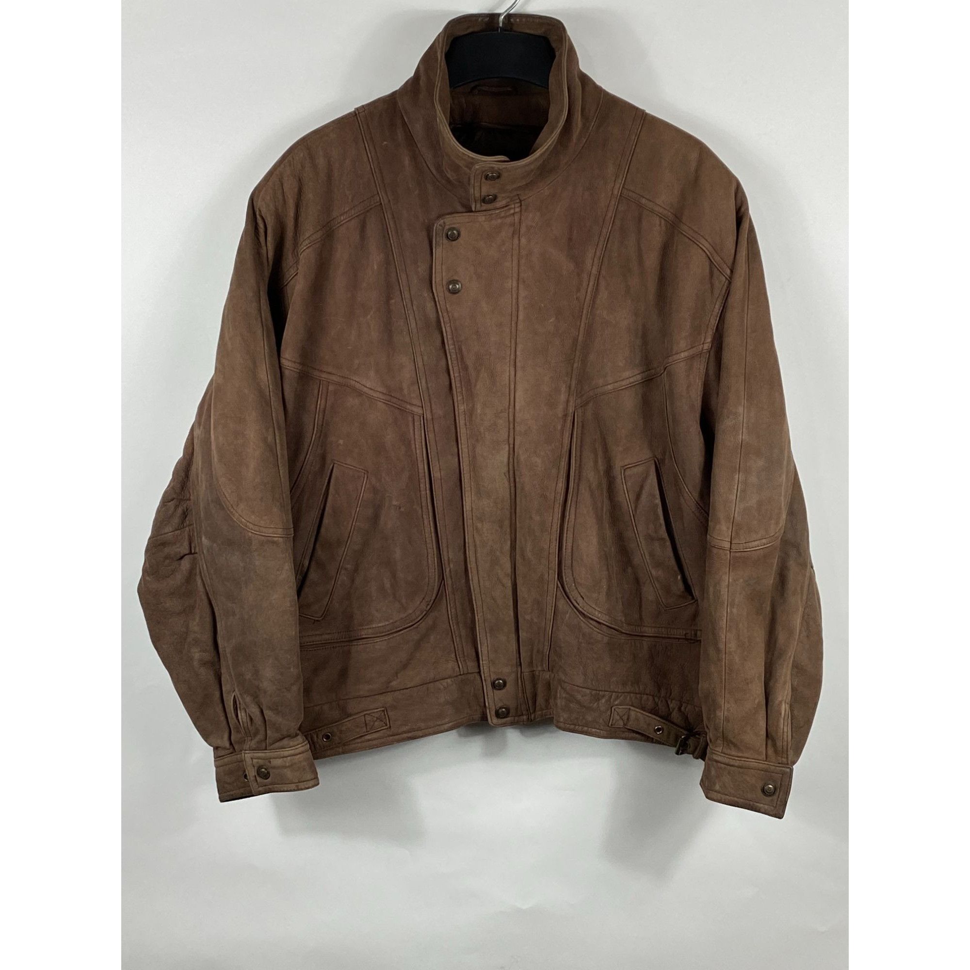 Adventure Bound VTG Adventure Bound Wilsons Leather Full Zip Aviator ...
