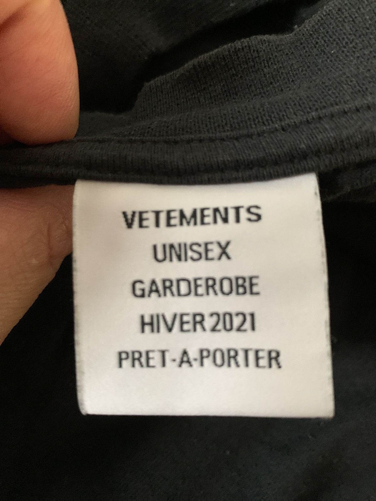 Vetements 2020AW Motorhead 'the world is yours' LS crewneck tee | Grailed