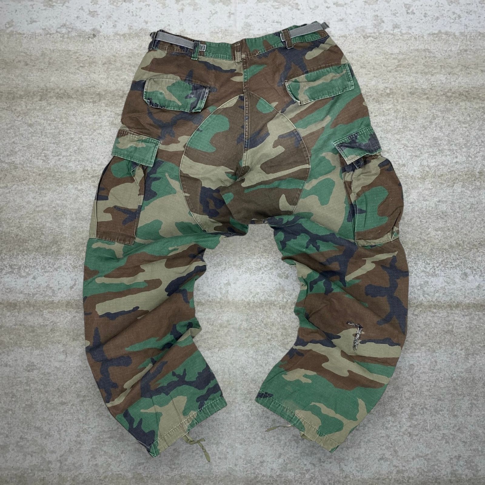 Camo × Military × Vintage 55 Crazy Vintage 90s Military Woodland Camo ...