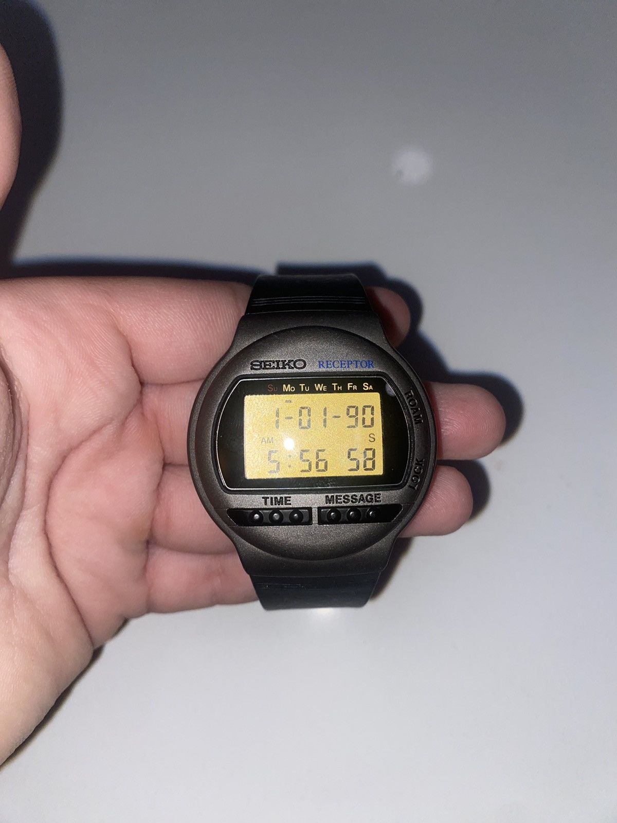 Japanese Brand × Seiko × Vintage Vintage digital watch Seiko receptor ...