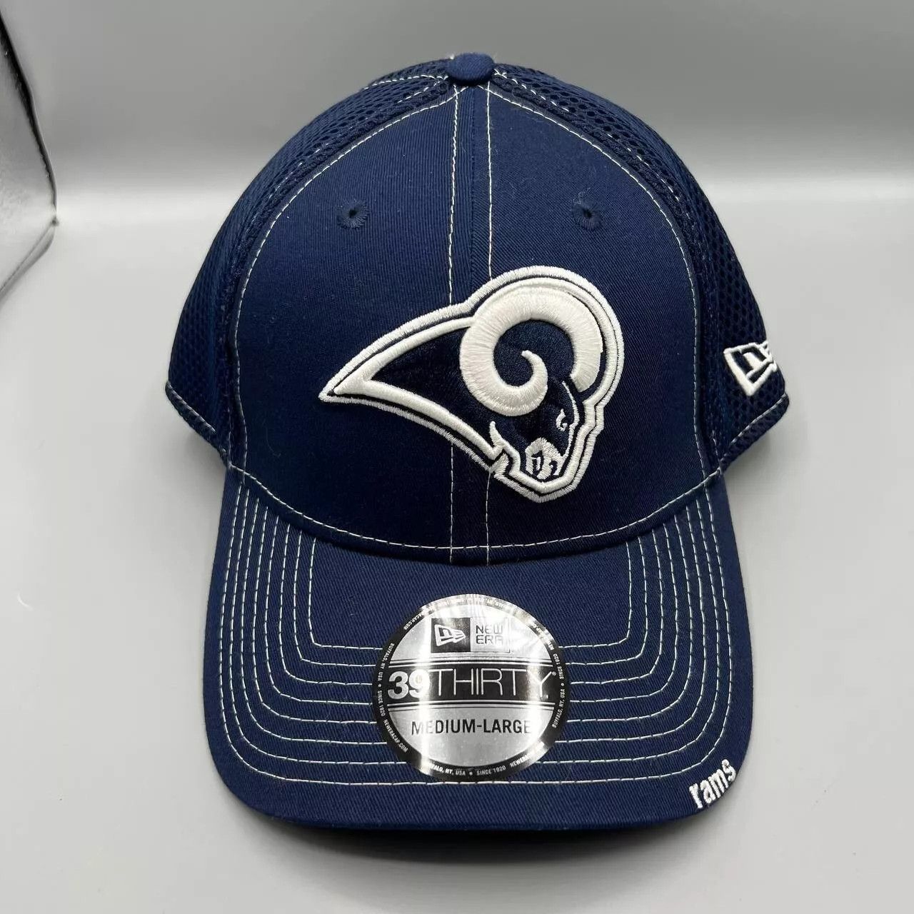 New Era Los Angeles Rams Hat Men M-L Stretch Fitted Cap New | Grailed