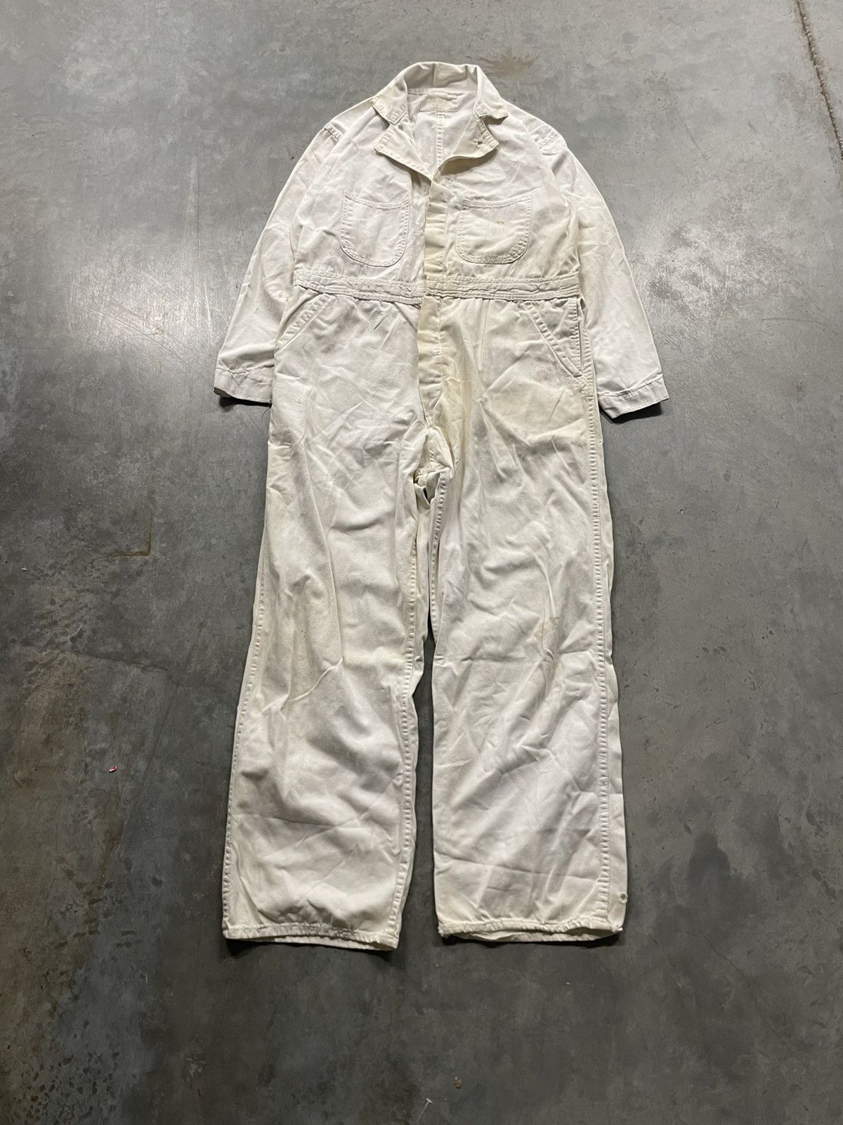 Vintage Vintage 40s Cleveland Workwear HBT Coveralls | Grailed
