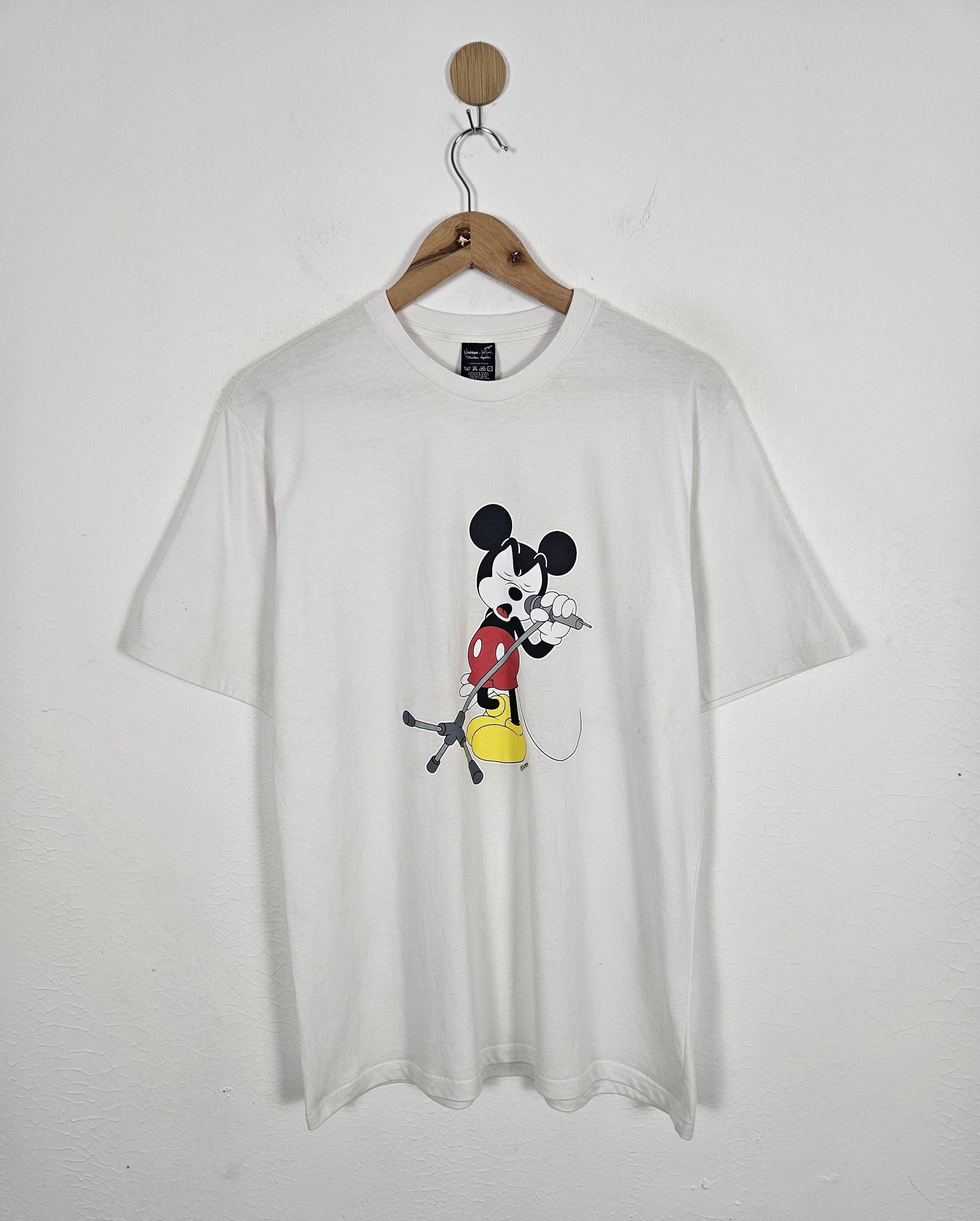 Disney × Number (N)ine Number Nine Mickey Mouse T-shirt Made In Japan ...