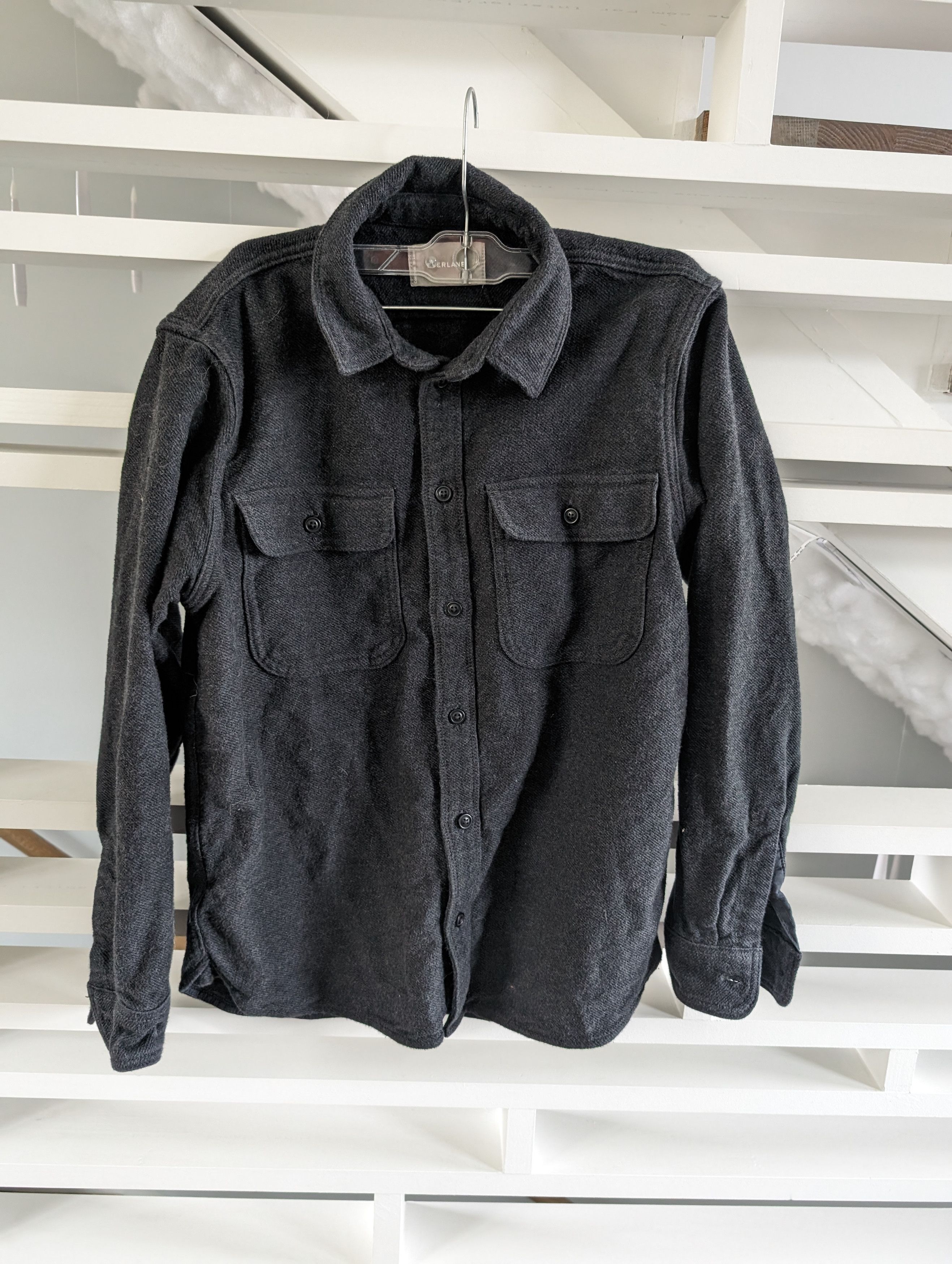 Everlane Everlane Heavy Flannel Shirt - Charcoal | Grailed