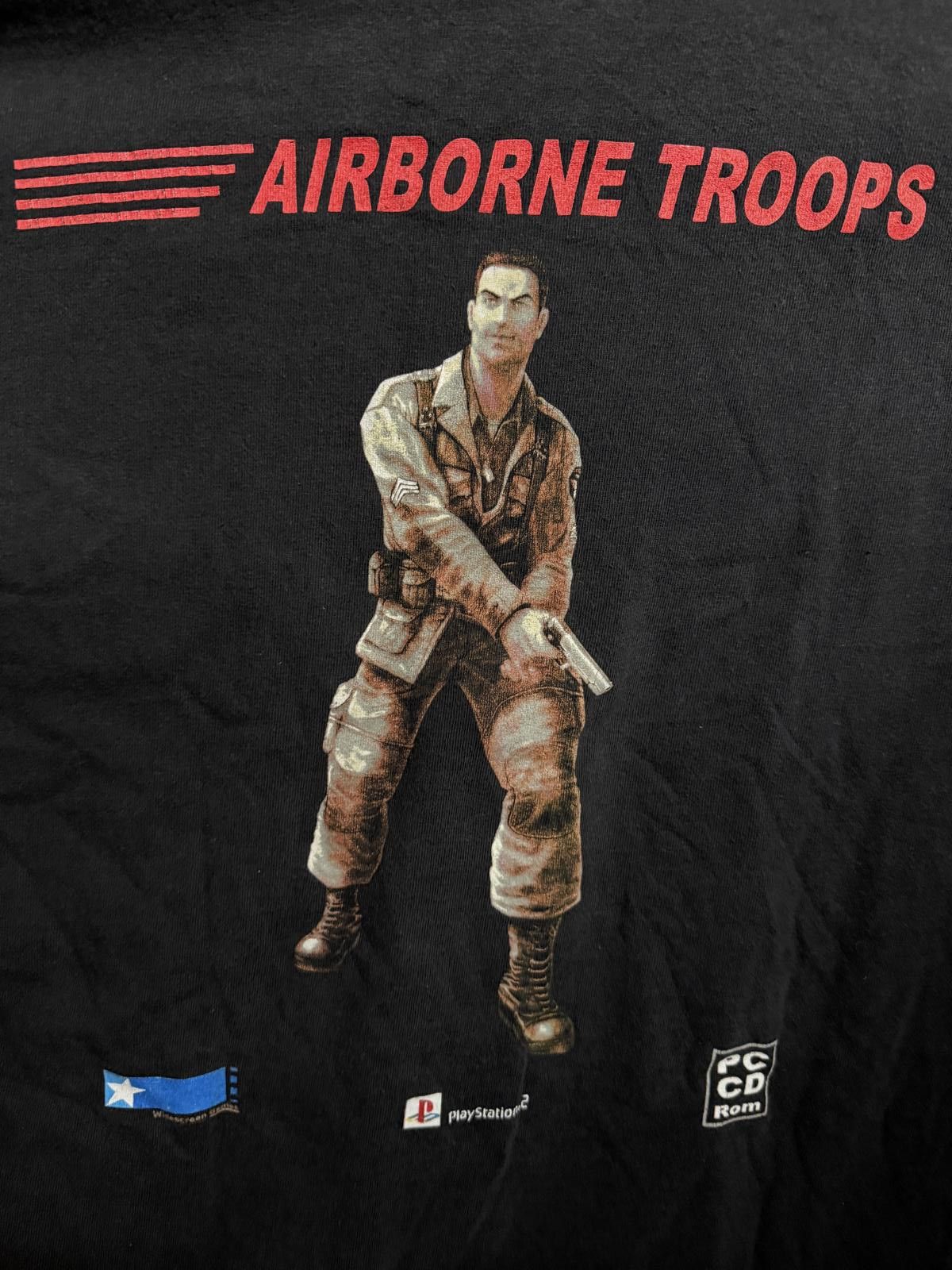 Gildan E3 T-shirt 2003 Playlogic Airborne Troops Playstation 2 XL | Grailed